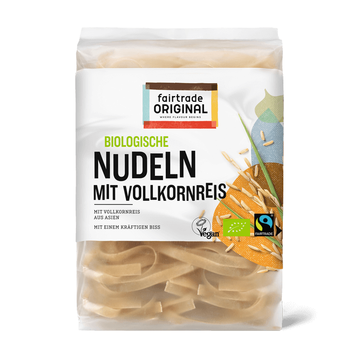 Vollkorn Reisnudeln - Fairtrade Original