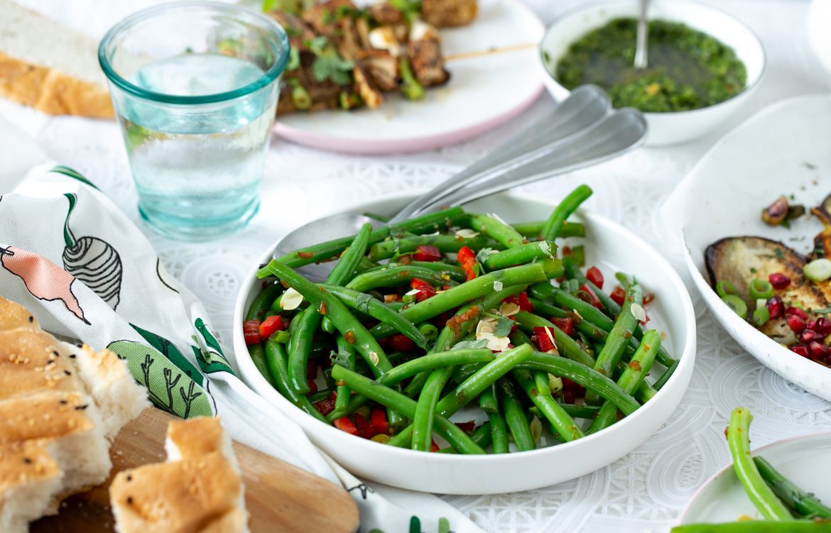 Grüne Gartenbohnen Sayur mit Soja Sauce - Fairtrade Original